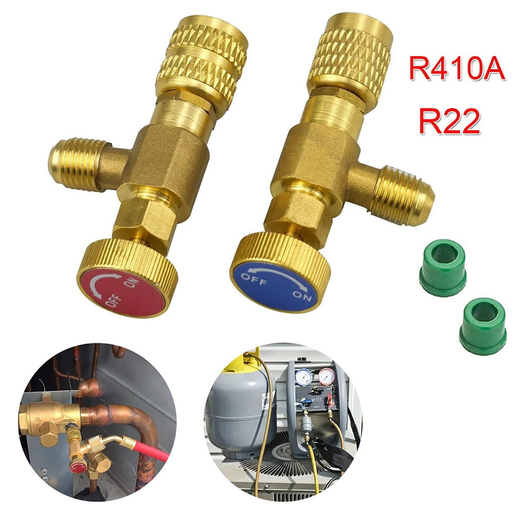 Ana 2X Copper Shut-off Valve R410A R22, Air Conditioning Control Valve ...