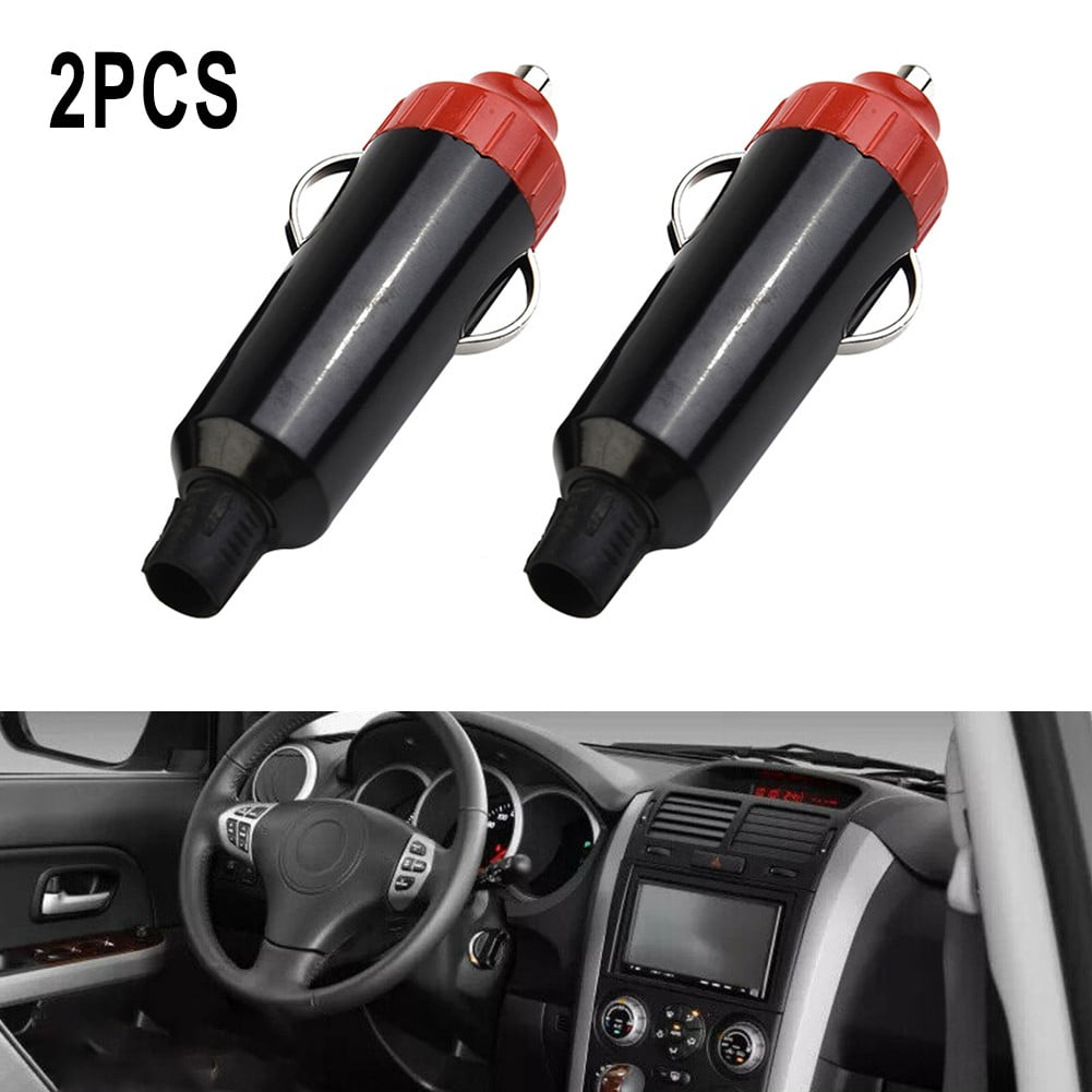 Ana 2pcs DC 12V 24V Waterproof Male Car Lighter Socket Plug Connector ...