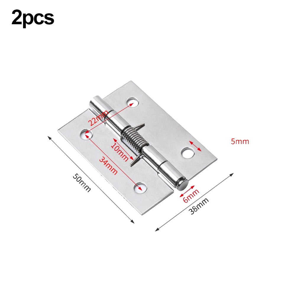 Ana 2pcs Stainless Steel Self Closing Spring Door Internal Hinge 6 ...