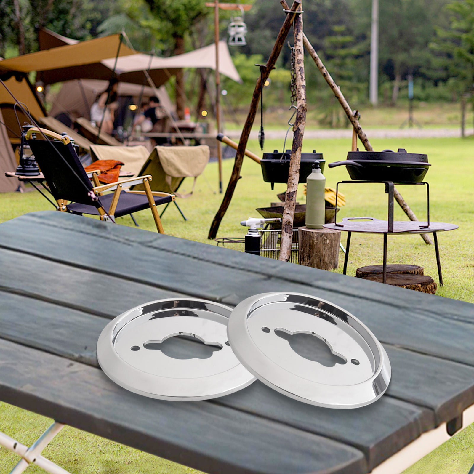 Ana 4/10pcs Gas Grill Knob BBQ Control Knobs Base Replacement Rotating ...