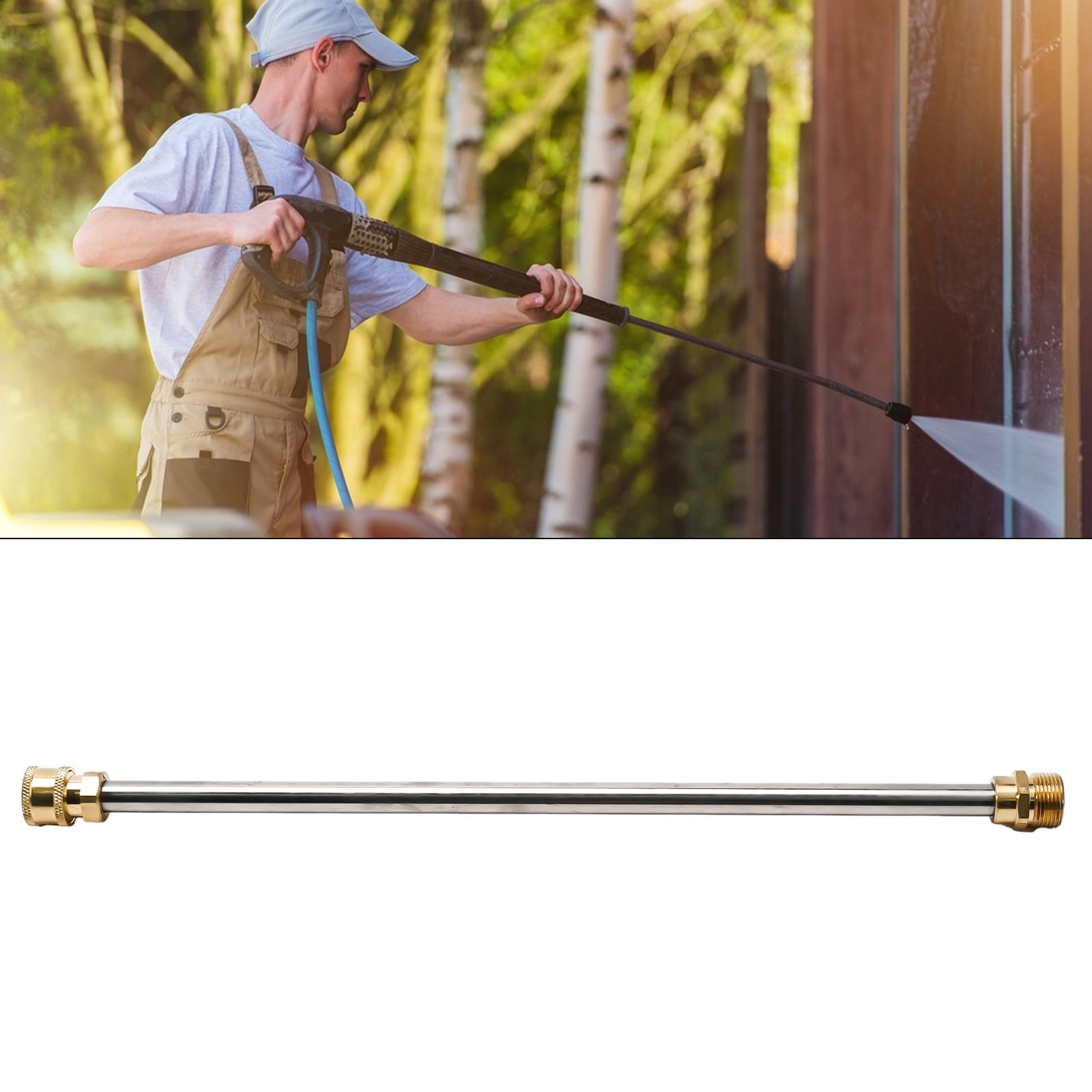 Ana 40cm High Pressure Washer Wand Lance for Gas/Gasoline Power Washers ...