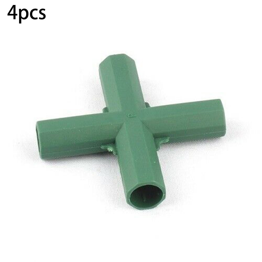 Ana 4Pcs T 3ways Cross 4ways Connector For 16MM Tube Plastic Garden ...