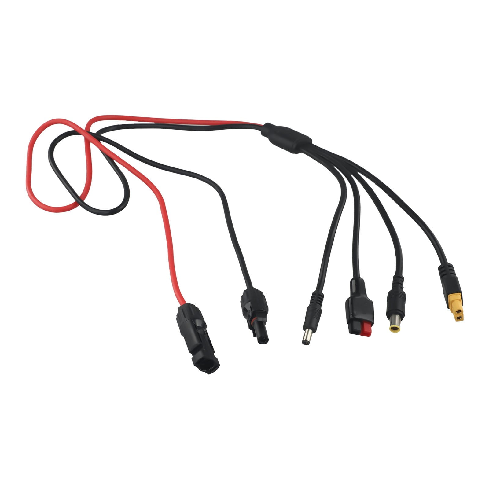 Ana 4in1 Solar Panel Connector Extension Cable Splitter For XT60 DC 8mm ...