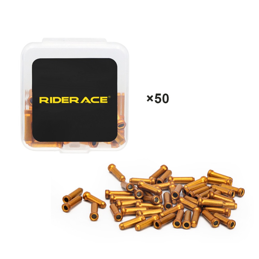 Ana 50pcs Bicycle Inner Wire Gear Shifter Brake Cable End Cap Crimp Tip ...