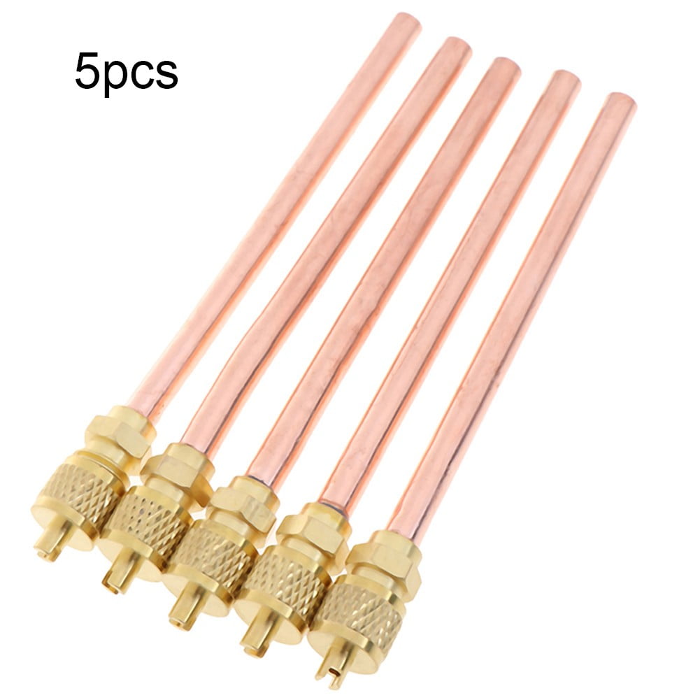 Ana 5pcs Brass Refrigeration Access Valve Filling Valve Refrigeration ...