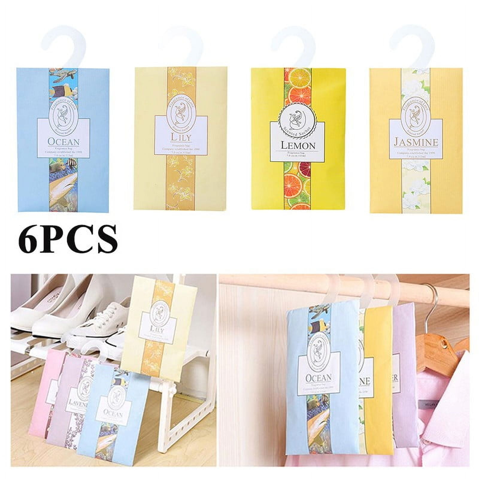 Ana 6Pcs Air Freshener Hanging Aroma Bag Natural Smell Incense Sachet ...