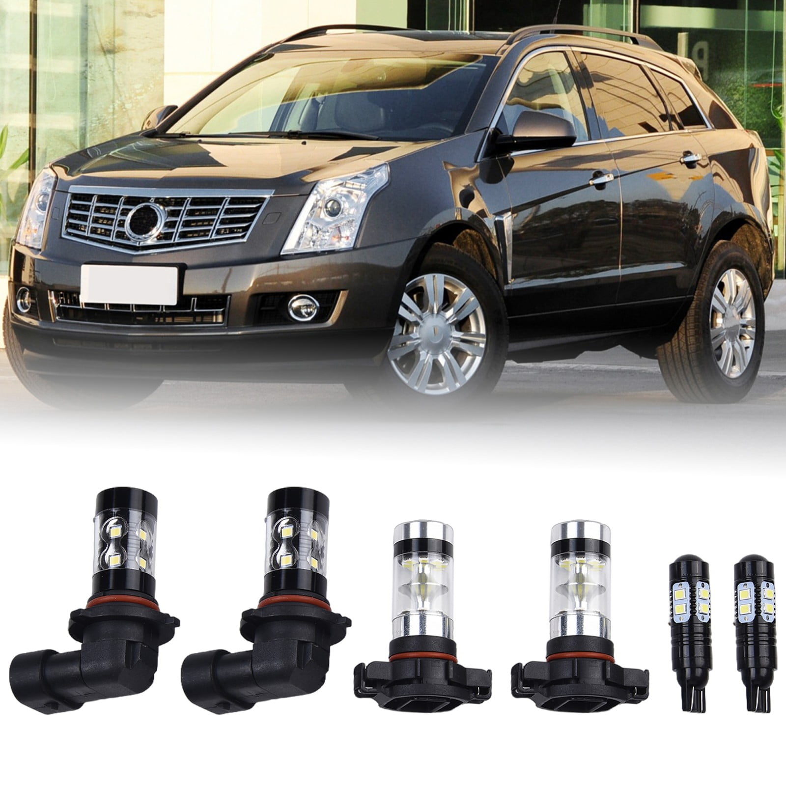 Ana 6pcs Fog Lamp Driving DRL Bulb Combination Kit Upper Driving Light ...