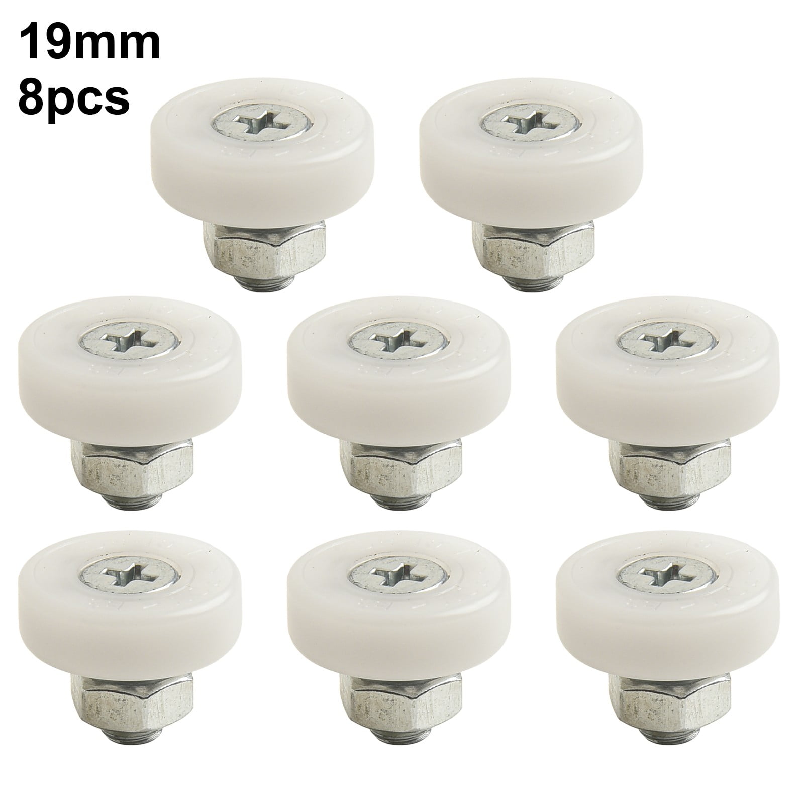 Ana 8pcs Drawer Rollers Plastic Drawer Pulley Replacement Guide Wheel ...