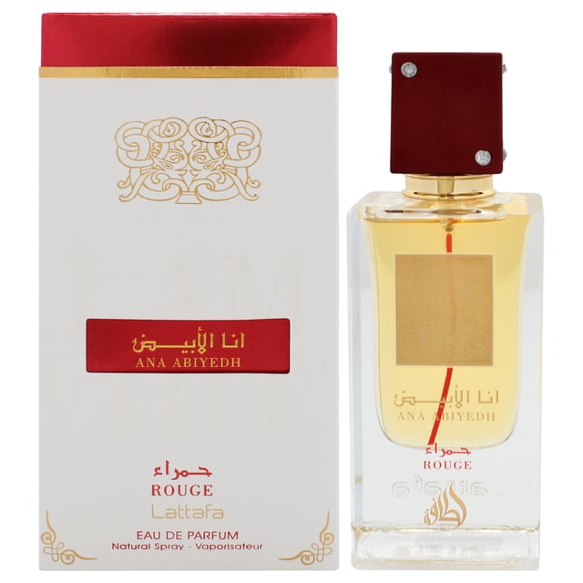 Ana Abiyedh Rouge by Lattafa EDP 2 OZ Spray for Men - Woody Spicy Scent ...