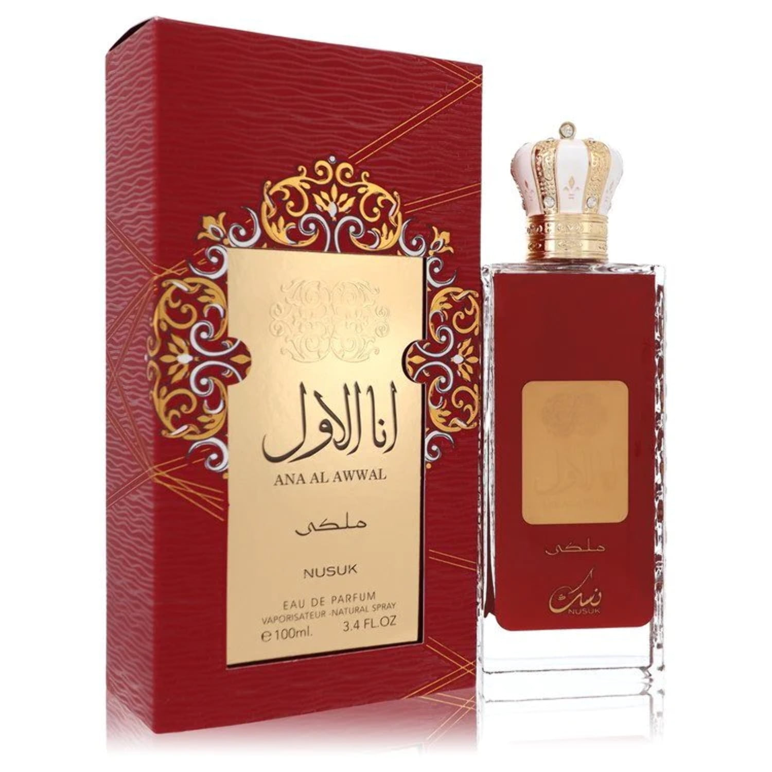 Ana Al Awwal Rouge by Nusuk Eau De Parfum Spray 3.4 oz (Women ...