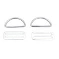 Ana Belt Keeper Stainless Steel Scuba Diving D Ring Buckle+Stainless ...