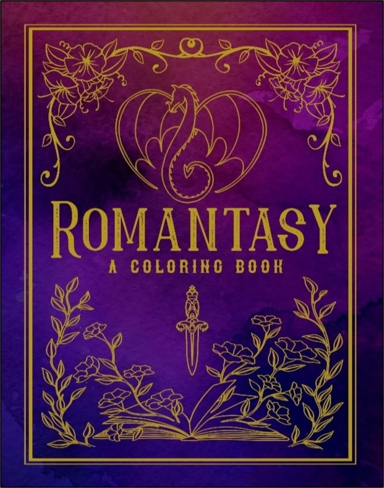 Romantasy : A Coloring Book, 128 pages (Paperback) - Walmart.com