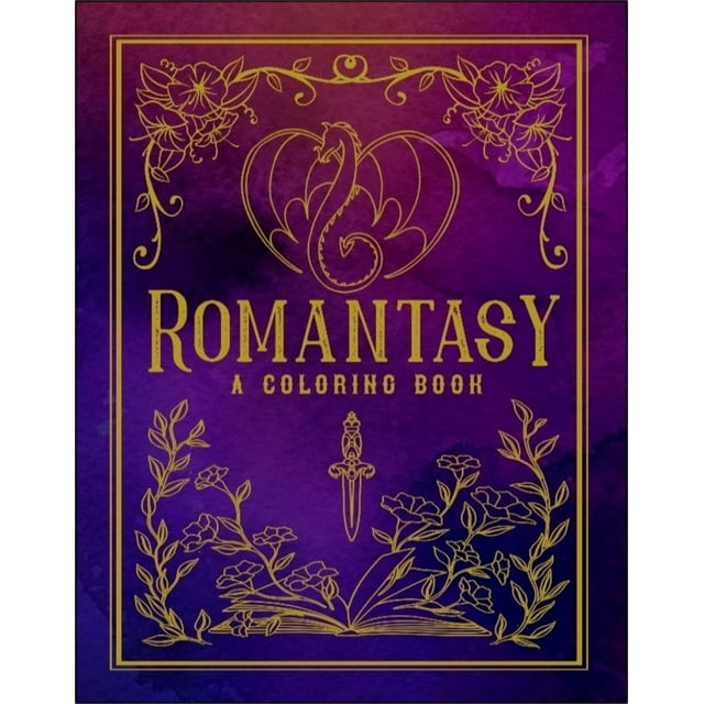 Ana Bidault: Romantasy : A Coloring Book, 128 pages (Paperback ...