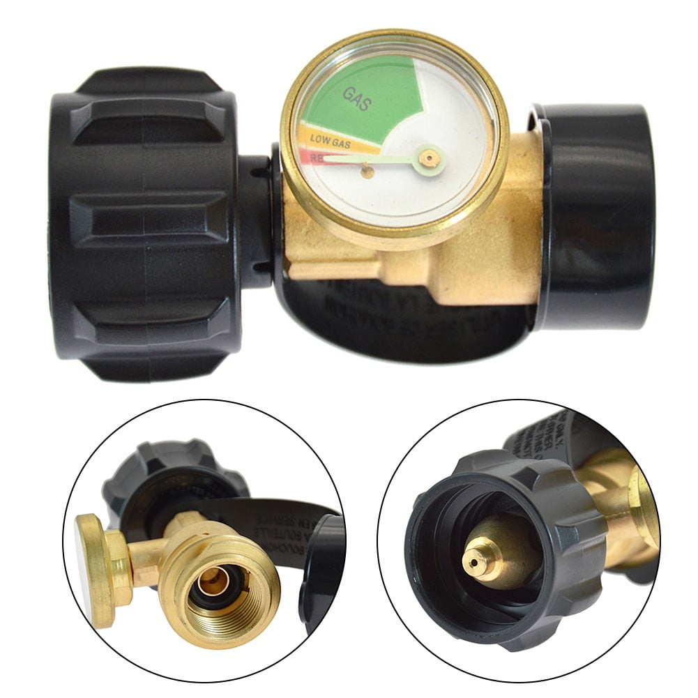 Ana Brass Propane Tank Gauge RV Pressure Gas Level Indicator for Grill ...