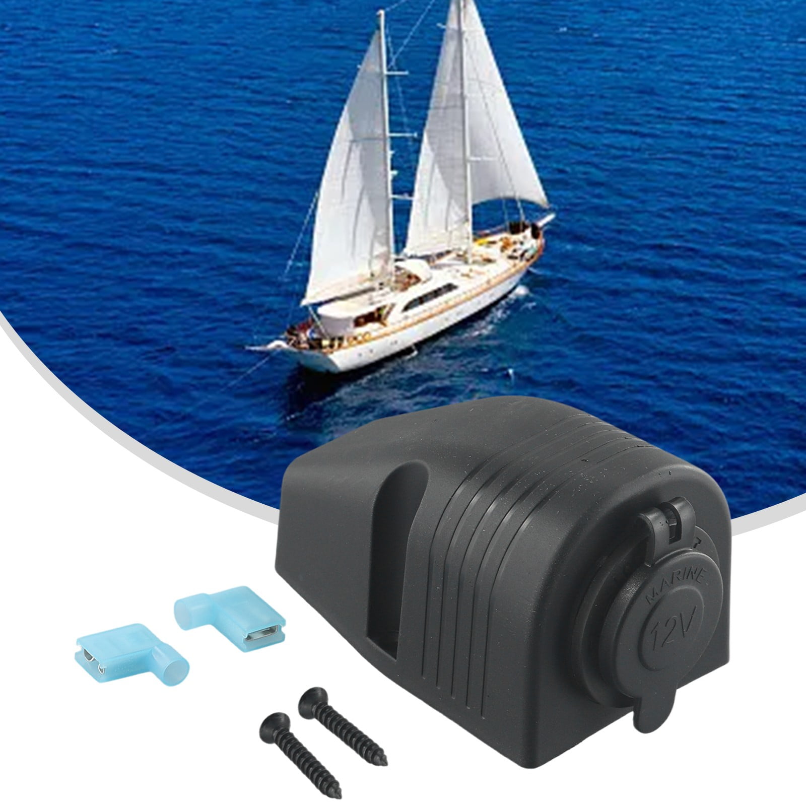 Ana Car Boat Socket For Power Plug Outlet Mount Accessories 12V ...