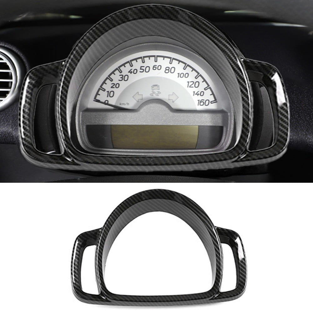 Ana Car Carbon Fibre Exterior Dashboard Bezel Sticker For Smart Fortwo ...