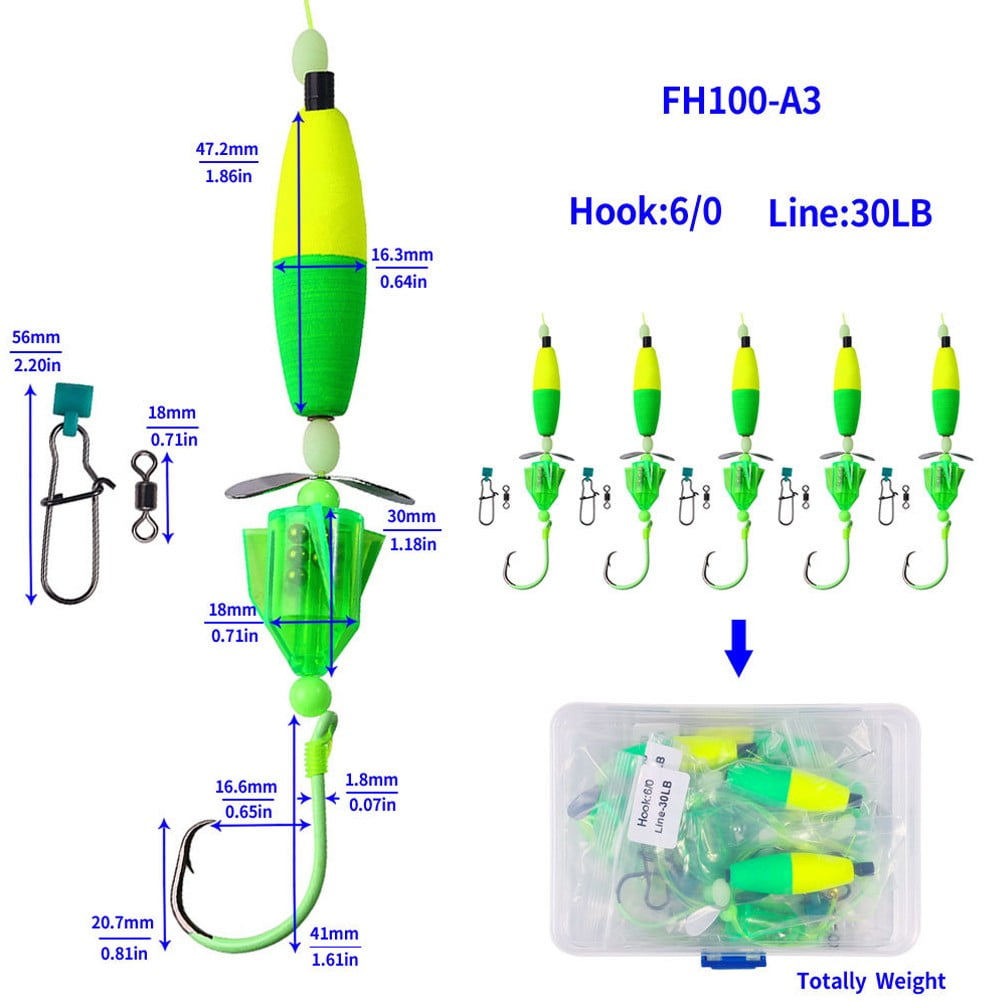 Ana Catfish Rigs Circle Hooks Adjustable Floats Captivating Sound ...