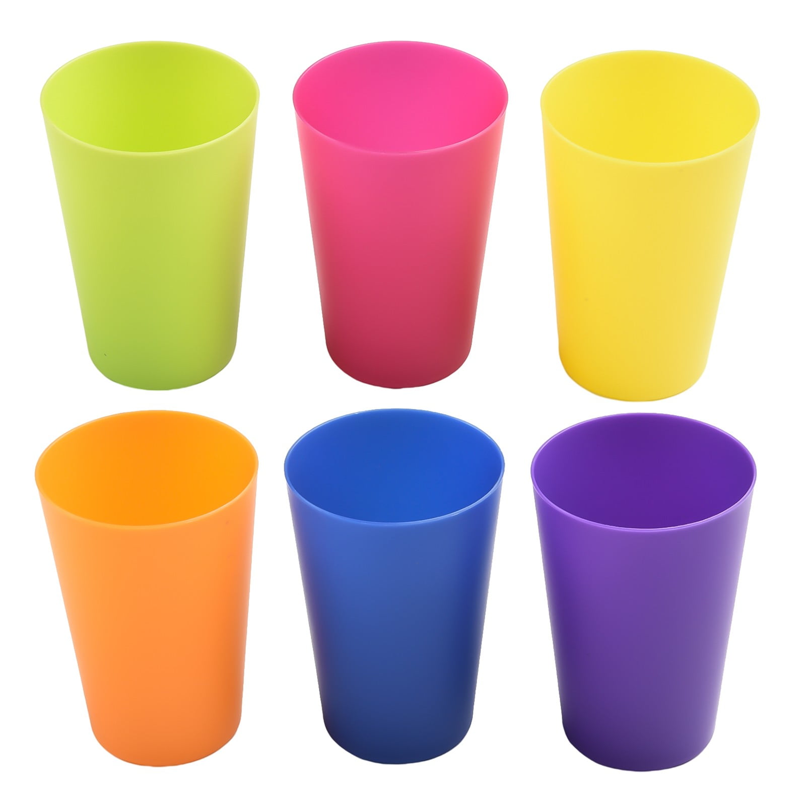 Ana Colourful Plastic Cups Eco-Friendly Unbreakable Reusable Drinking ...