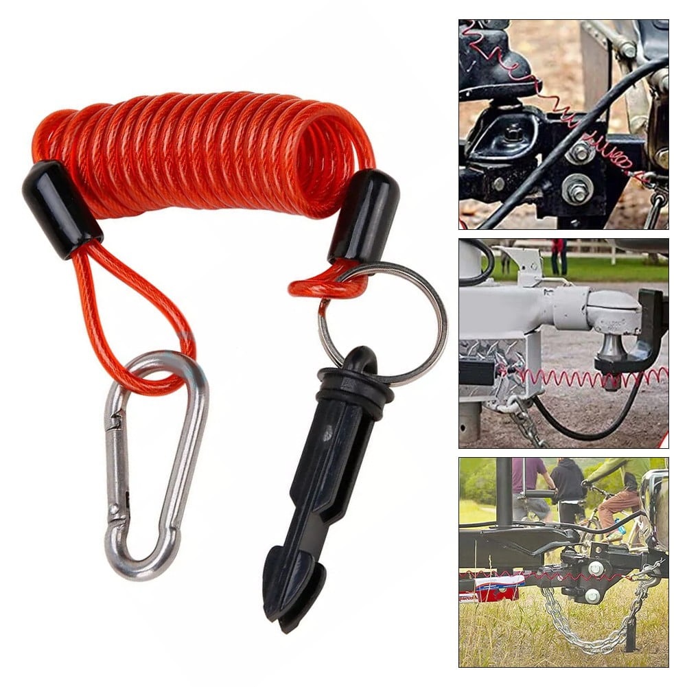 Ana Flexible Coiled Cable for Caravan RV Breakaway Pin Electric Brake ...