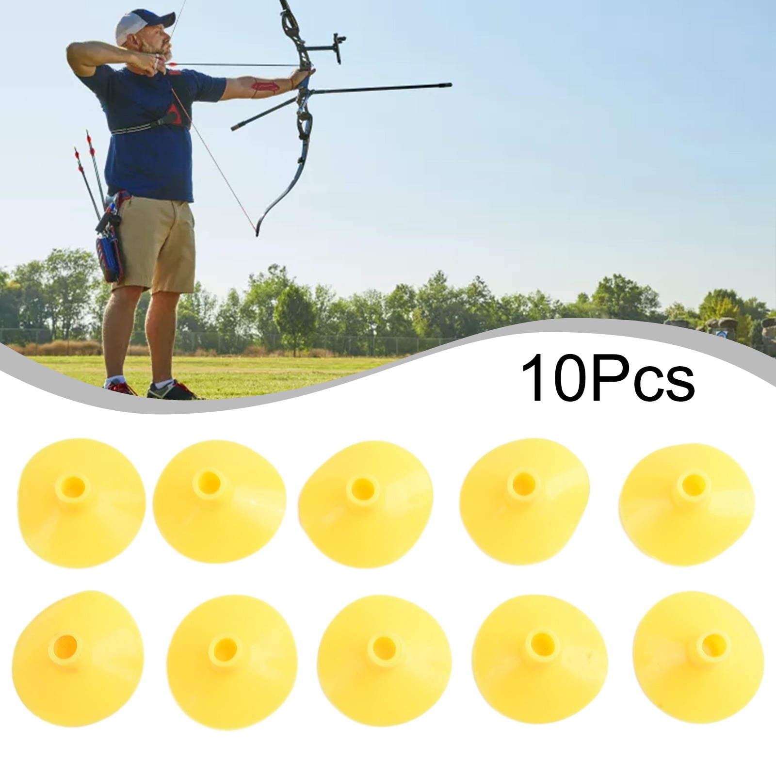 Ana For Arrow Sucker 10pcs Arrow Suckers 4.3x4.3x2cm Arrow Shaft Arrows ...