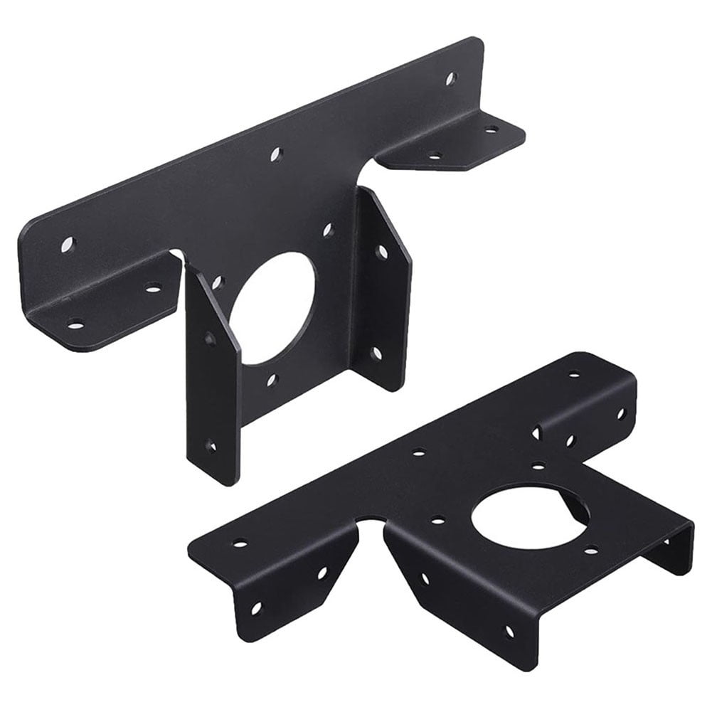 Ana Heavy Duty Pergola Corner Brackets, Black Metal Adjustable T ...