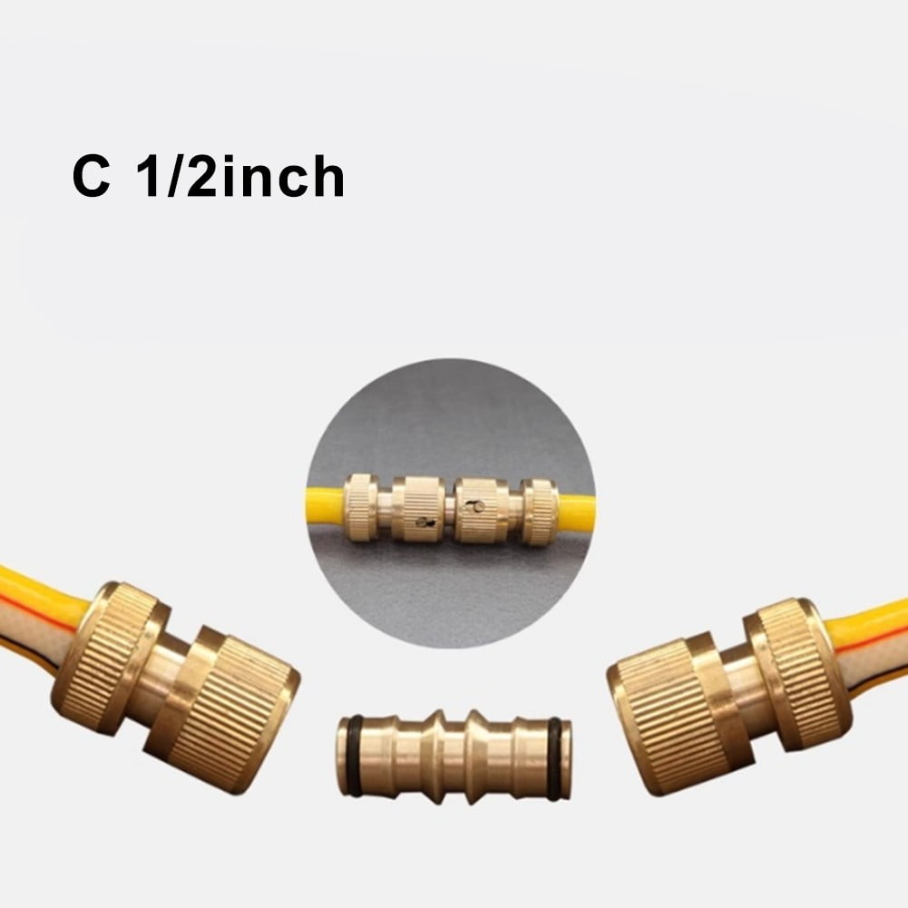Ana Hose Break Repair Connector 1/4 3/8 1/2 3/4in Extended Connector ...