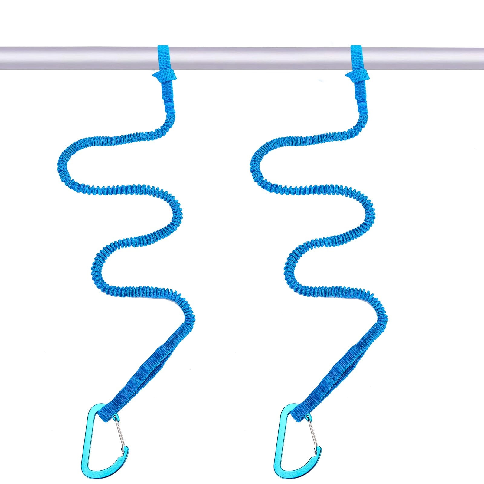 Ana Kayak Paddle Tether/Coiled Kayak Fishing Leash with Carabiner for ...