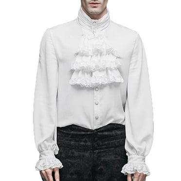 Leg Avenue Men's Ruffled Renaissance Shirt - Walmart.com
