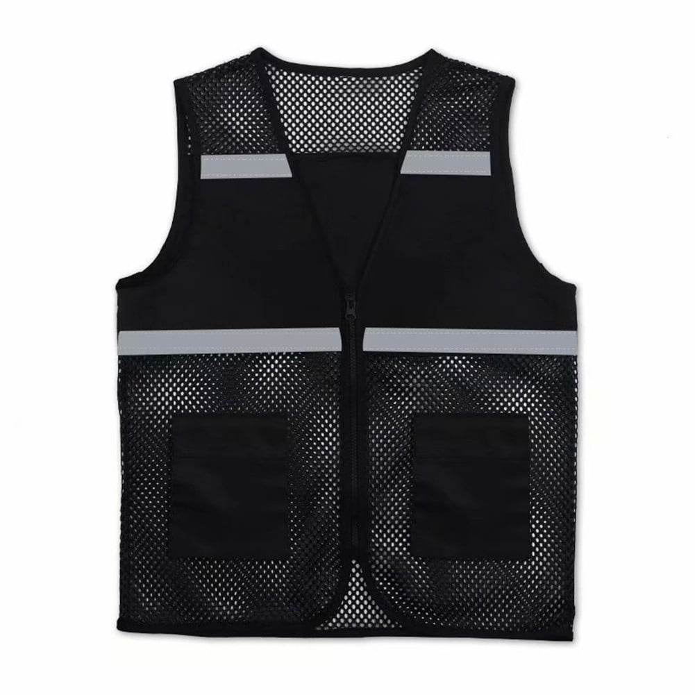 Ana Men and Women Workwear Summer Mesh Vest Breathable Reflective Strip ...