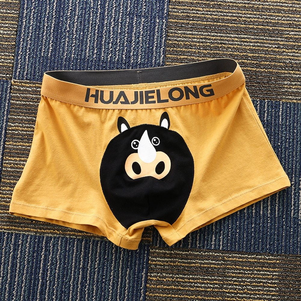 Ana Mens Boxer Underwear Cotton Breathable Oversized Cartoon Printing ...