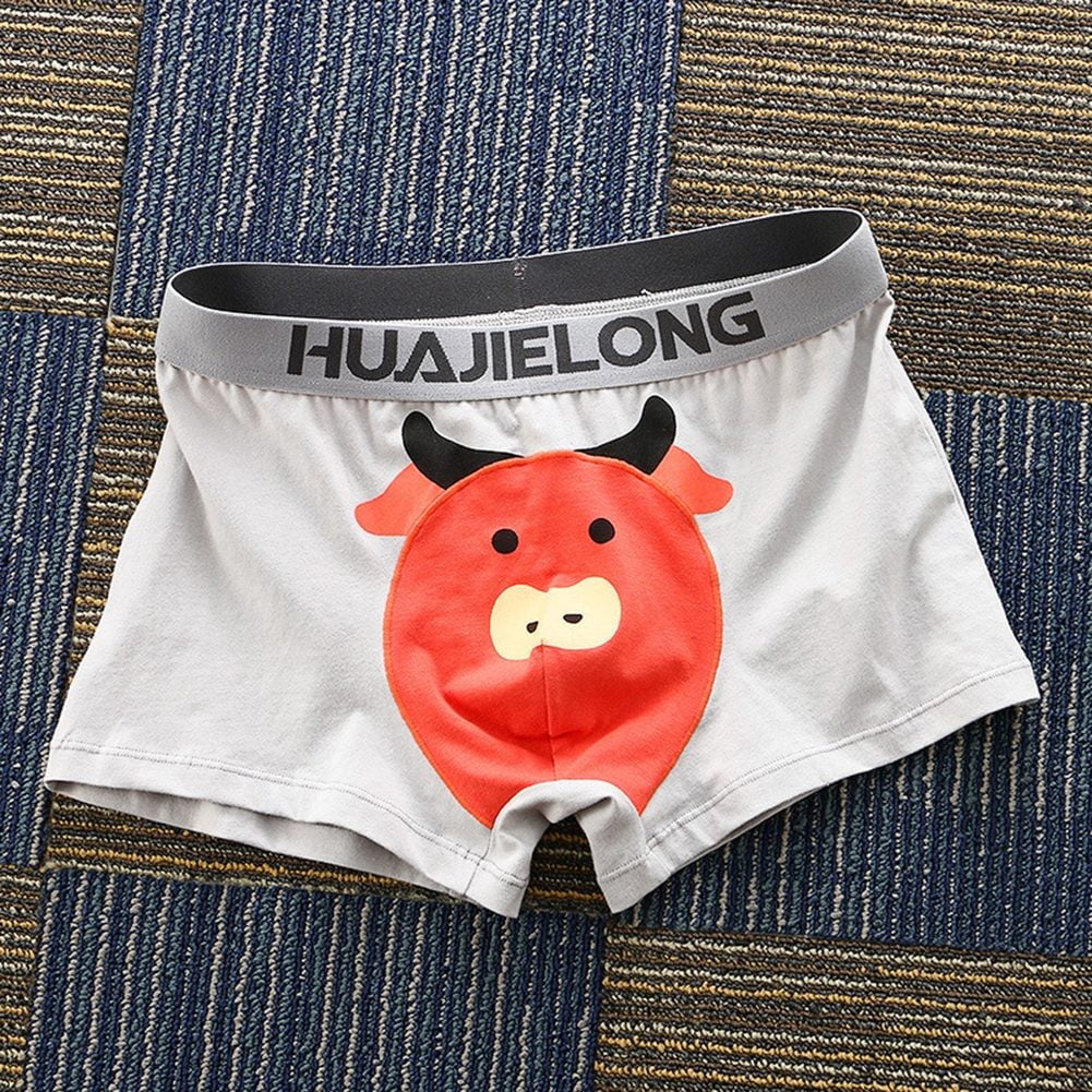 Ana Mens Boxer Underwear Cotton Breathable Oversized Cartoon Printing ...