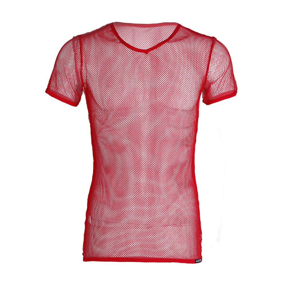 Ana Mens Mesh See Through Tank Vest Shirt Fishnet T-Shirt Muscle Crop ...