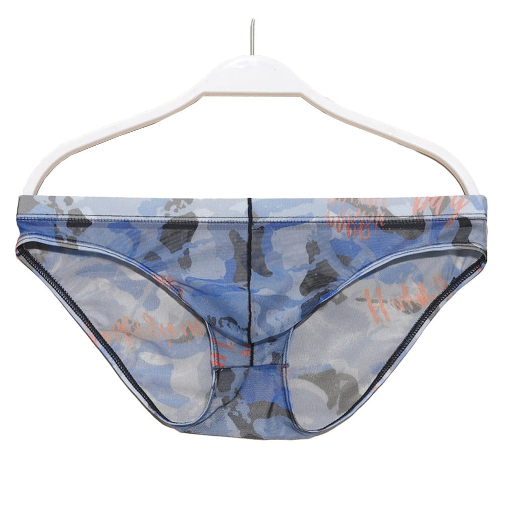 Ana Mens Sexy Low-Rise Mesh Panties Knickers Bulge Pouch Underwear ...