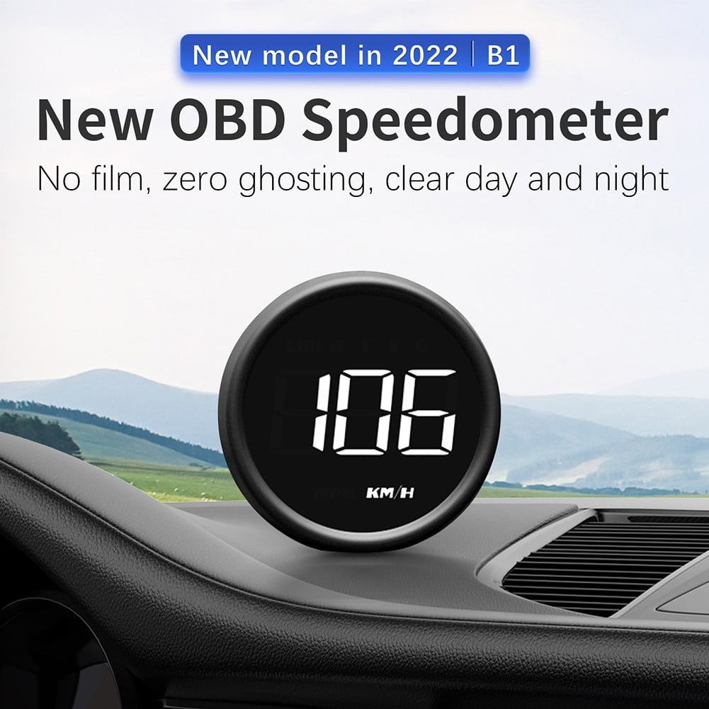 Ana OBD2 Interface Electronics HUD Speedometer Meter B1 Car HUD Head Up ...