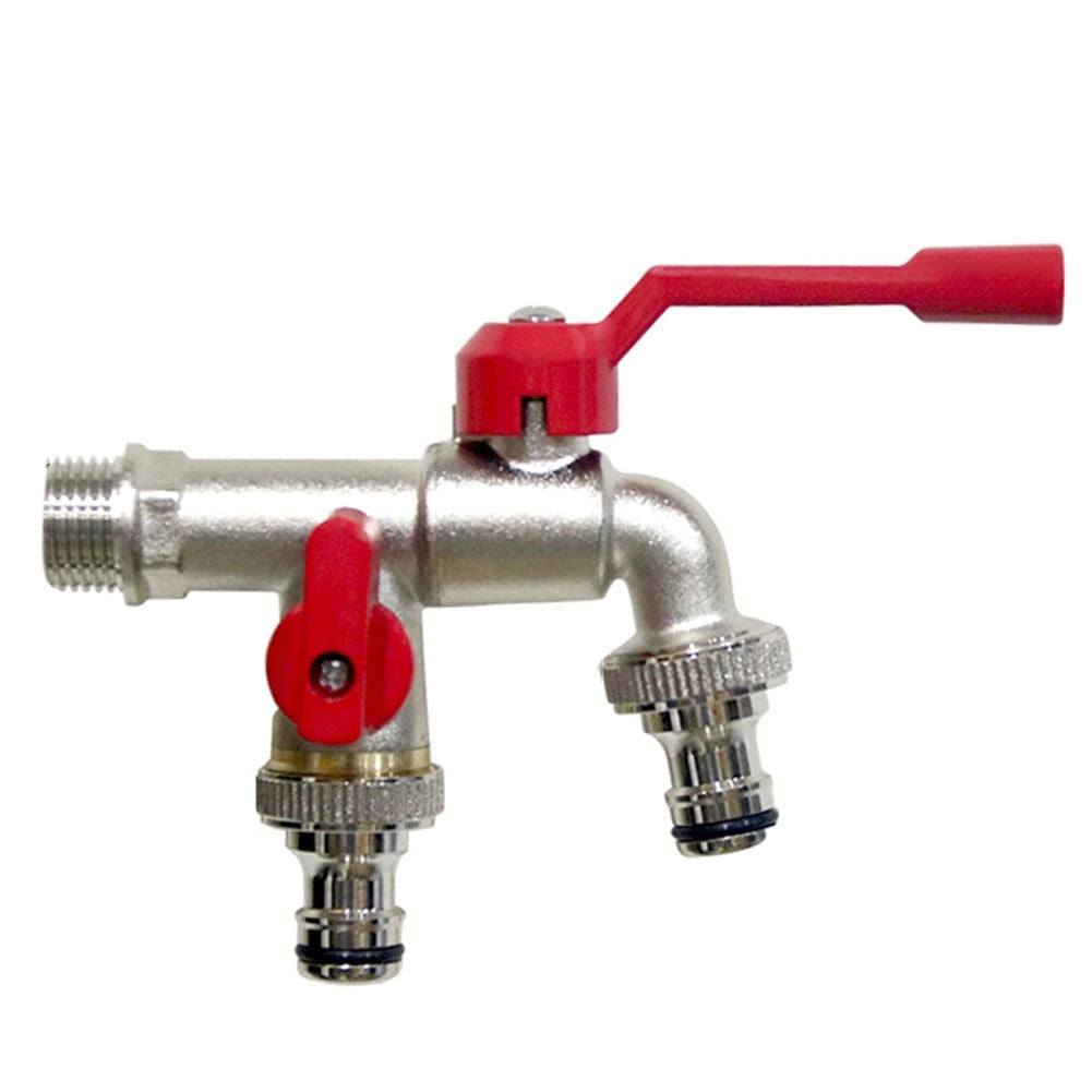 Ana Outdoor Garden Faucet Threaded 1 In 2 Out Brass Faucet Irrigation ...