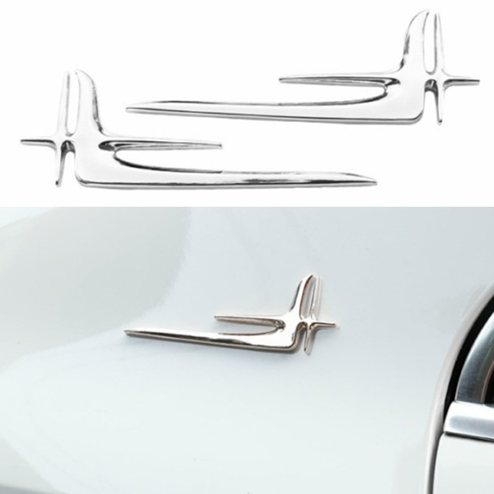 Ana Pair Chrome Metal“L” Extended Edition Car Side Emblem Badge Decal ...