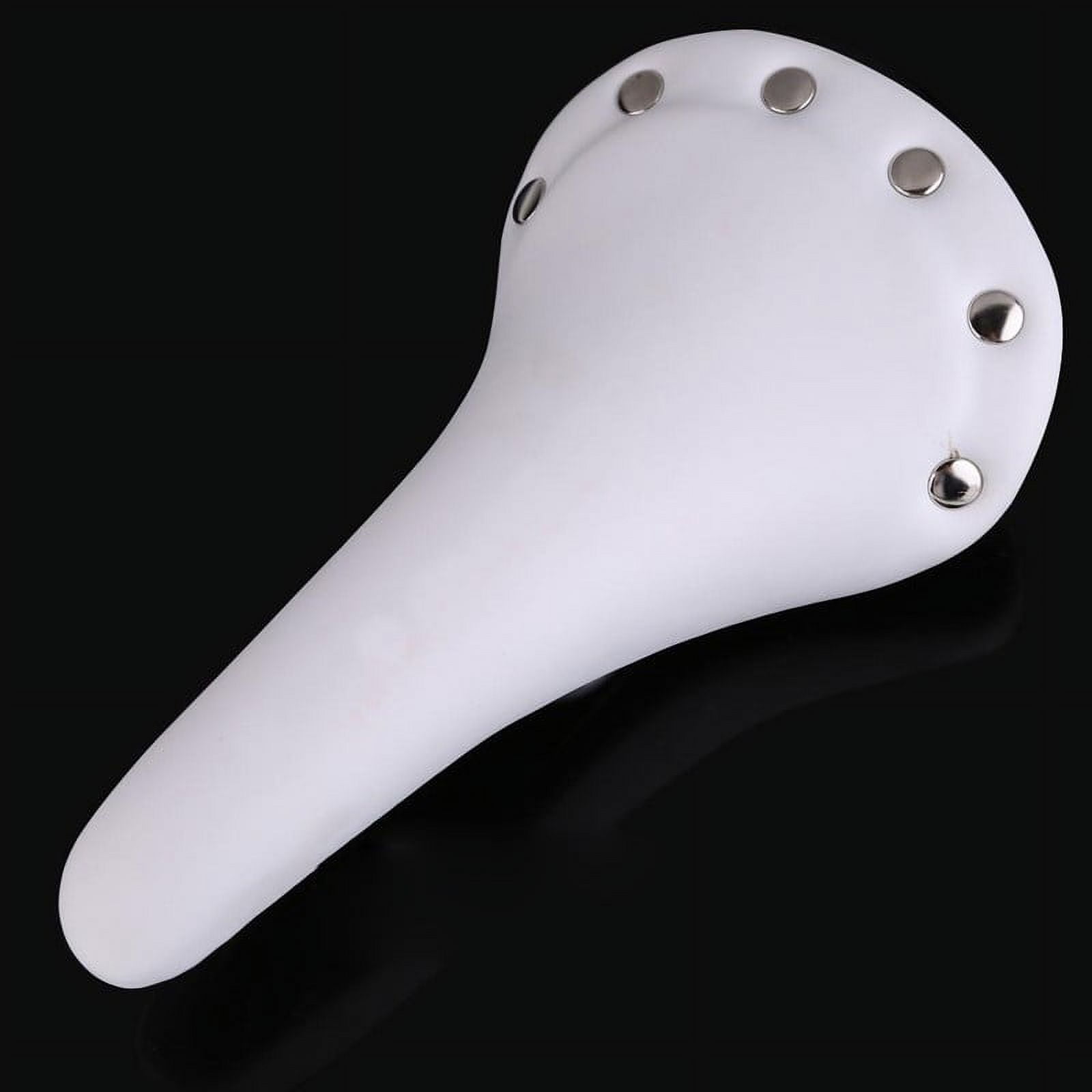 Ana Rivet PU Leather Fixed Gear Fixie Bike Track Bicycle Cycling Saddle ...