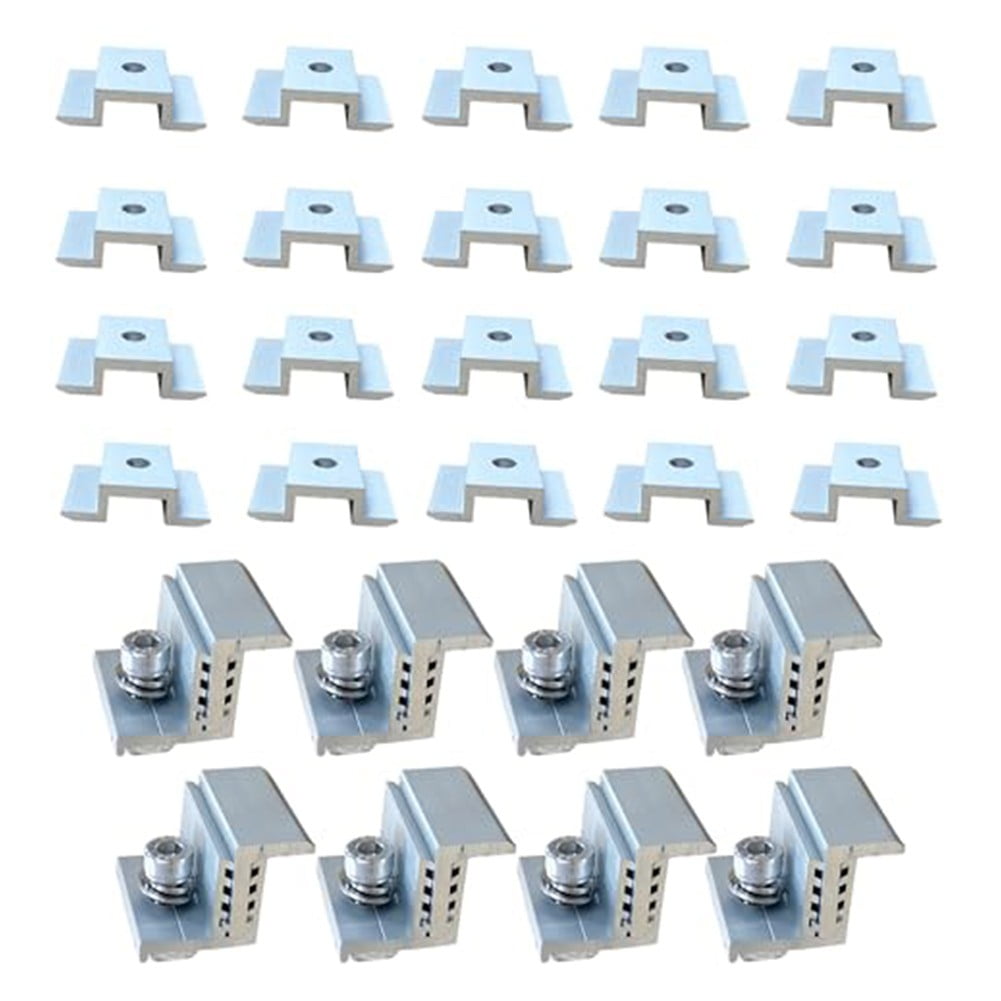 Ana Solar Panel Clamps Solar Panel Mounting Z Brackets Adjustable Solar ...