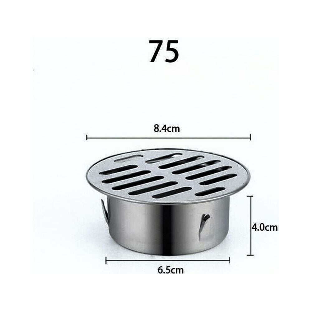 Ana Stainless Steel Bathroom Drain Cover Hair Catcher Balcony Drainage ...