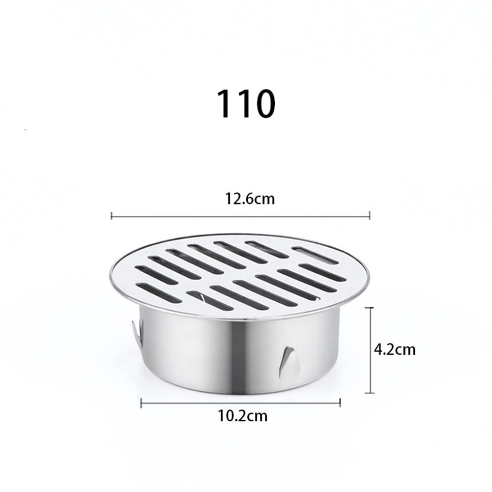 Ana Stainless Steel Floor Drain Cover Balcony Drainage Roof Round Rain ...
