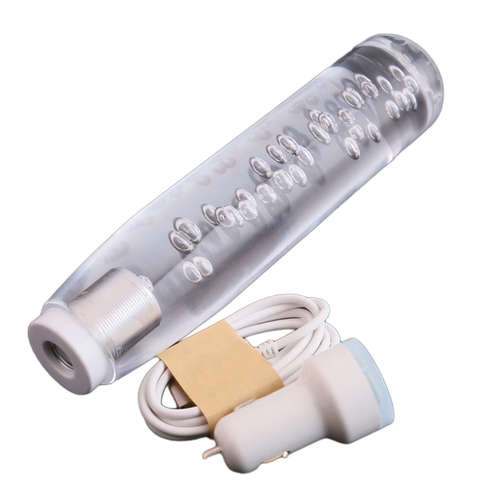 Ana Stylish Crystal Bubble LED Light Shift knob Manual Shifter Head for ...