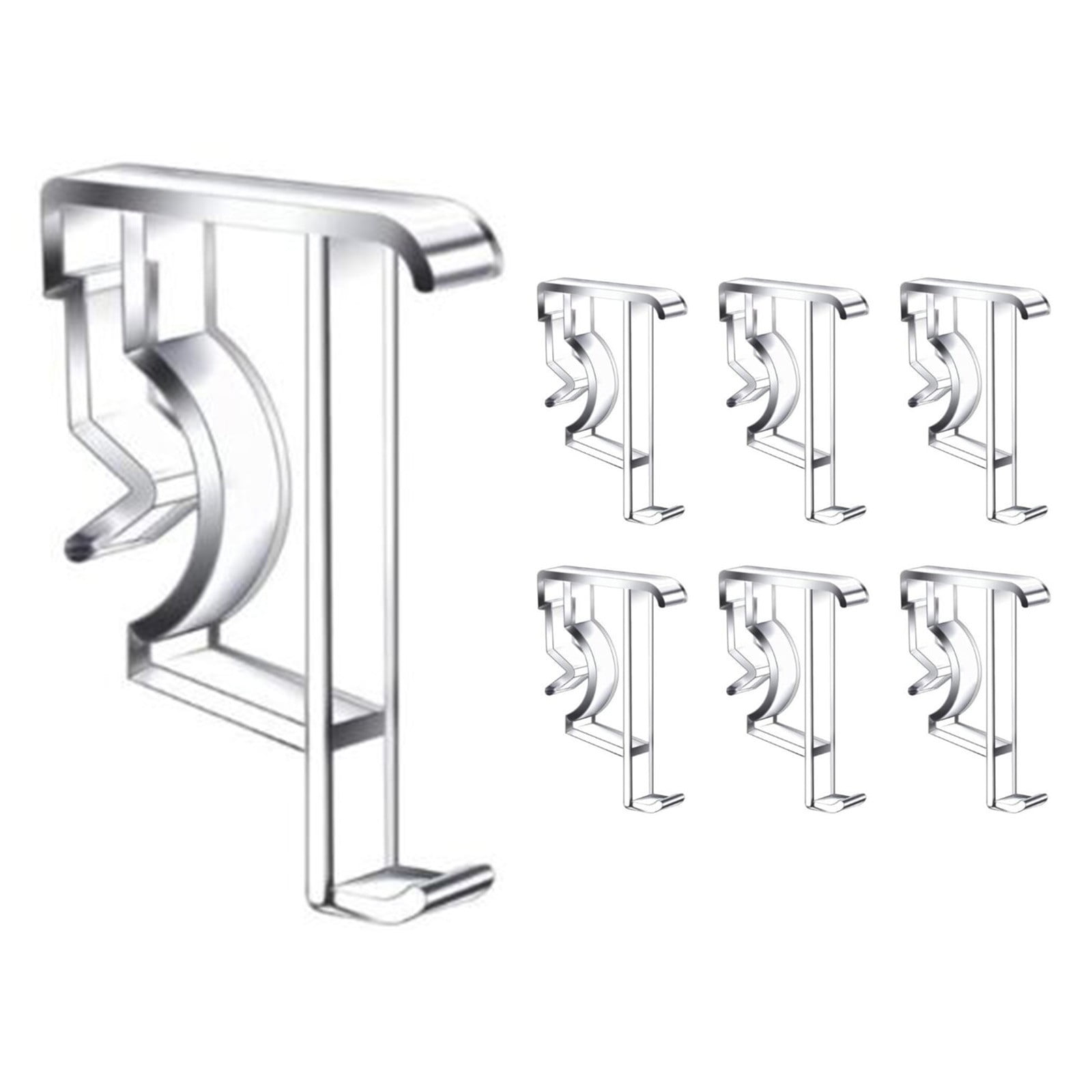 Ana Valance Clips 6pcs 2'' Window Blinds Hidden Clip Clear Plastic for ...