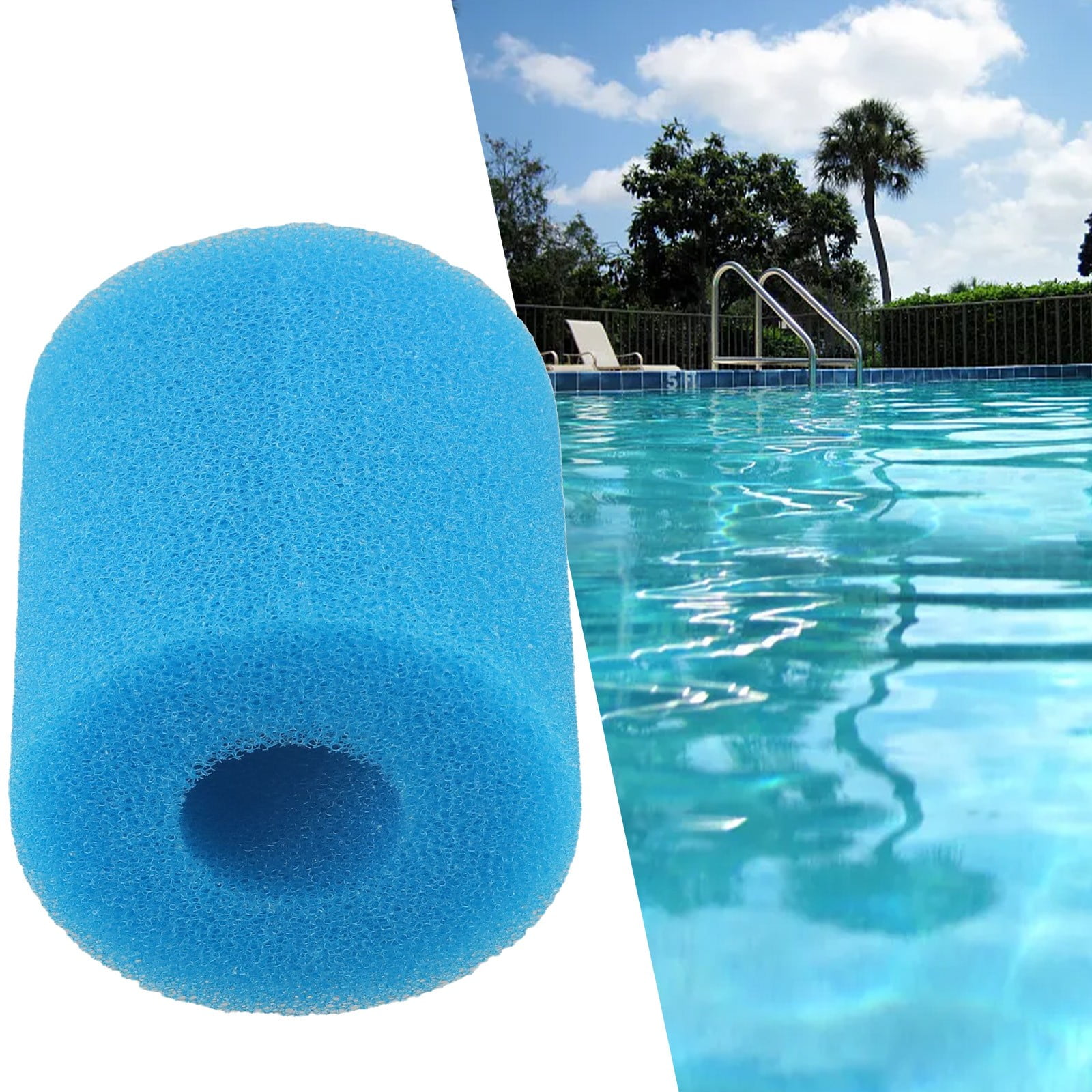 Ana Washable Reusable Swimming Pool Filter Foam Sponge for Type I Pools ...