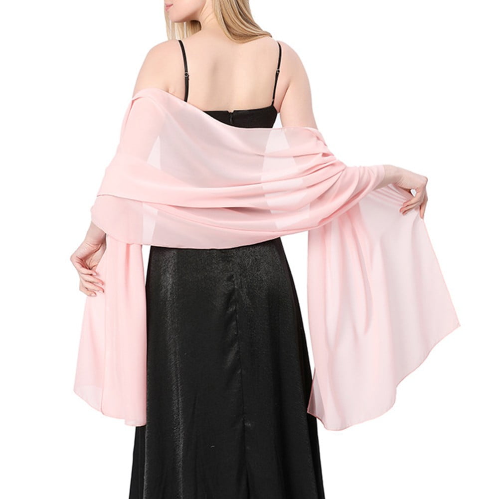 Ana Womens Soft Silky Shawls and Wraps for Evening Party Elegant ...