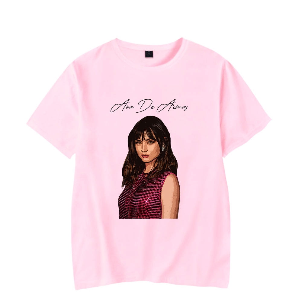Ana de Armas Merch Classic Graphic Abstract T-Shirt Streetwear T-Shirt ...