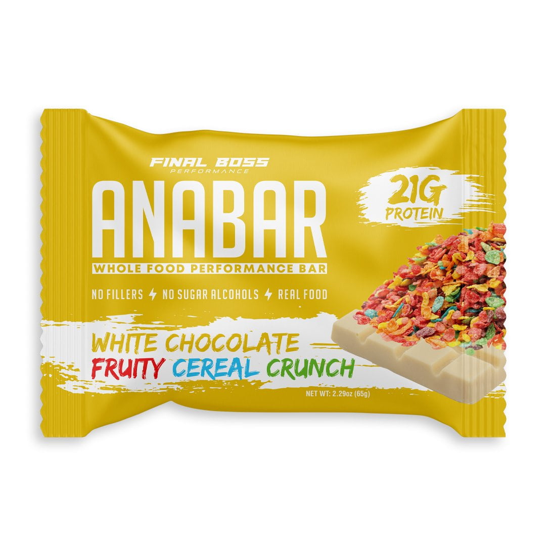 Anabar Fruity Cereal Crunch 1 Protein Bar Final Boss Performance 21 ...