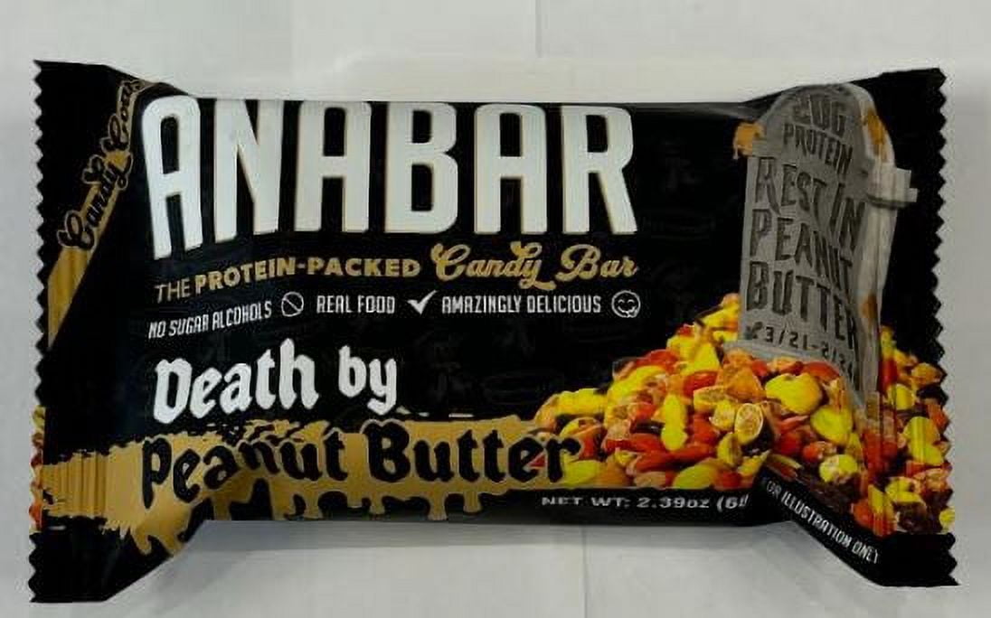 Anabar Protein Bar, 20 Grams of Protein, Death by Peanut Butter ...