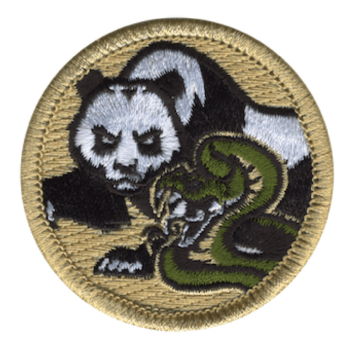 Anaconda Panda Scout Patrol Patch (Sew-on) - ClassB - Walmart.com