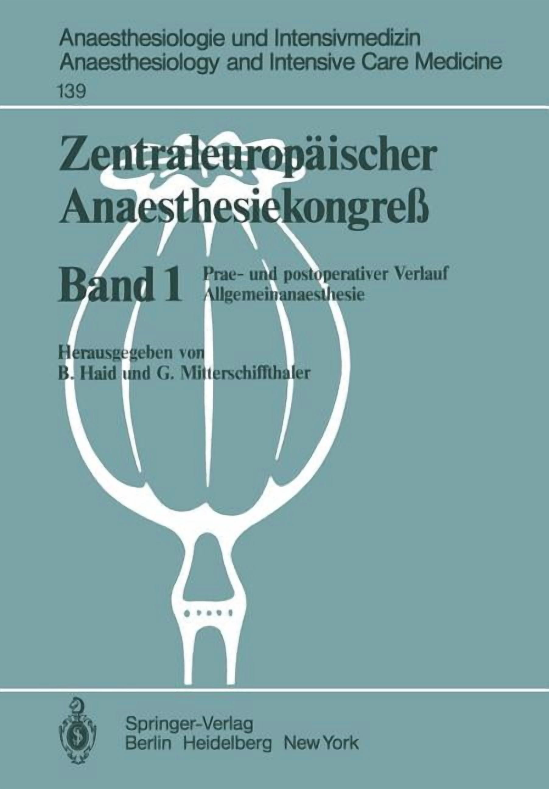 Anaesthesiologie Und Intensivmedizin Ana ZentraleuropÃ¤ischer ...