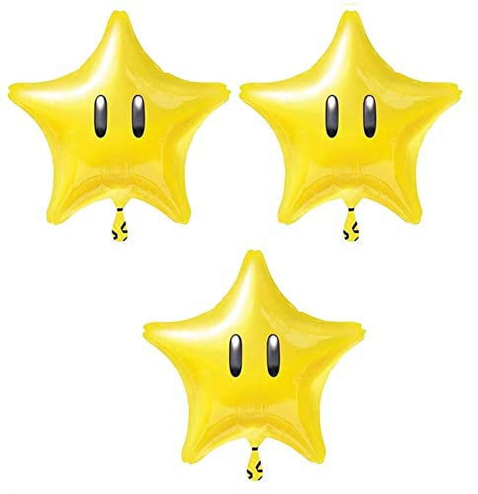 "Anagram 18"" Super Mario Bros Star Birthday Party Decoration, Mylar ...